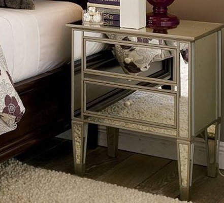China mirrored bedroom chest dresser table furniture supplier