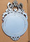Crown Design Hanging Venetian Wall Mirror 55 * 83cm Size Custom Shape / Color supplier