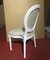Restaurant  Wedding Dining Chairs Round Back Solid Wooden Material supplier