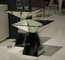 Modern Mirror Tables Furniture Steel Base Living Room Mirrored Accent Table supplier