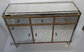 Vintage Mirrored Side Board Overall Size W117 * D40 * H80cm Wooden Body supplier