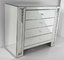 Crystal Diamond Design Mirrored Chest of Drawer Bed Side Table supplier