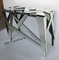 Antique Mirrored Console Table Geometry Design 112 * 40 * 76cm Size supplier