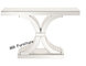 Popular White Gloss Console Table With Wall Mirror Opsite Double C Design supplier