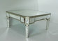 Hotel Lobby Mirrored Coffee Table Different Color Optional 31.5 Inch supplier