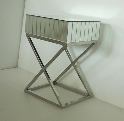 Bedroom Mirror Tables Furniture Silver / Gold Color Optional Stable Structure supplier