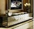 Silver Mirrored TV Stand Metal Hinge W200 * D40 * H42cm Size Durable Wood supplier
