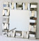 Square Stella 3D Wall Mirror For Hotel / Home Beveled Edge Mirror supplier