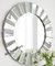 Full Beveled Wall Mirror Decor , Framless 3D Decorative Round Wall Mirrors supplier