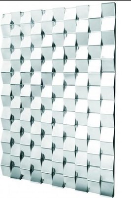 3D Mirror Brick Tiles , 70 * 120cm Size Contemporary Beveled Mirror Tiles supplier