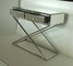 Hallway Stainless Steel Mirror Tables Furniture With 2 Drawers Unique Design supplier
