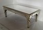 Champaign Gold Mirrored Coffee Table For Living Room W120 * D60 * H45cm Size supplier