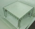 Square Mirror Top Coffee Table , Silver Full Mirror Coffee Table 45 * 45 * 65cm Size supplier