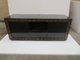 Black Mirrored TV Stand Gold Pattern W140 * D45 * H56cm Overall Size supplier