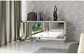 Modern Design Mirrored TV Stand With 2 Doors 3 Drawers Silver Color supplier