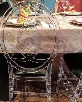 Stackable Phoenix Clear Acrylic Event Wedding Dining Restaurant Chair supplier