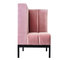Factory price Baby Pink High back Sofa sets sectional sofa Modular Sofa Stainless Steel Leg for living room Club supplier