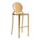 Hot sales Gold Stackable Stainless Steel frame Round back Armless Bar Chair Barstool supplier