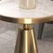 Contemporary design Round Gold stainless steel Marble top  Bistro table Corner table Pub table for hotel Club Cafe supplier
