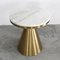 Contemporary design Round Gold stainless steel Marble top Bistro table Coffee table Pub table for hotel Club Cafe supplier