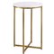 Modern Style Gold Stainless Steel Frame Tempered glass top Coffee Table Side  table End table supplier