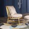 Modern Design Leisure Stainless Steel Armless Sofa chair Rocker Chair for Hotel Living room supplier