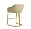 Modern design leisure stainless steel dining chair PU leather upholstery armrest chair for living room supplier