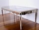 Popular rectangular banquet table mirrored 10-12 people dining table for wedding rental supplier